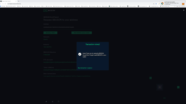 How to use the Boson Goerli faucet and Polygon POS Bridge