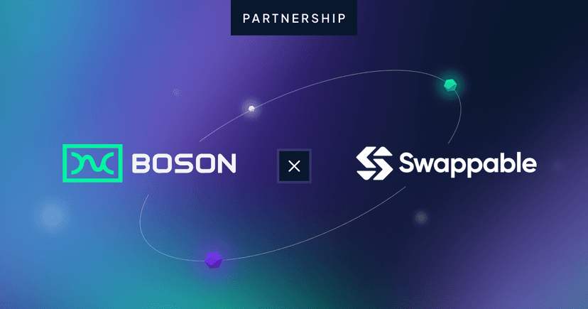 Boson integrates with Swappable to enable the sale of physical items ...